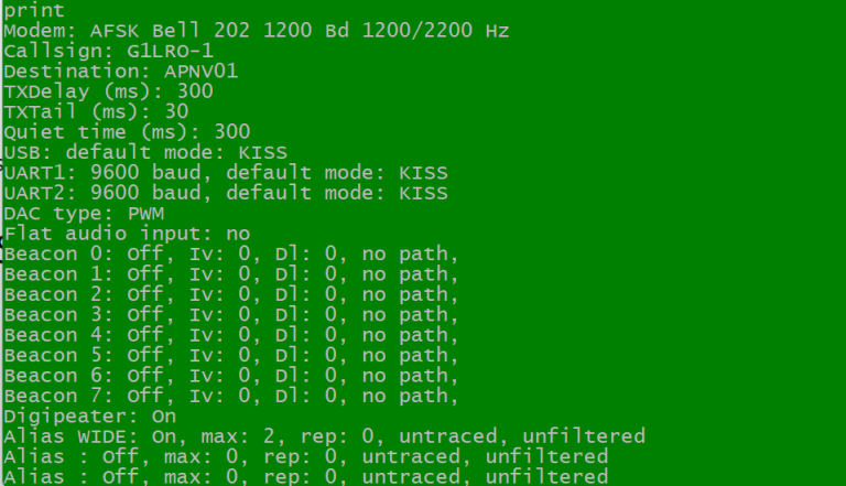 APRS Board How-to 2: Setting up an APRS Digipeater – G1LRO HOMEPAGE